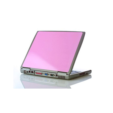 Pink laptop cover skin