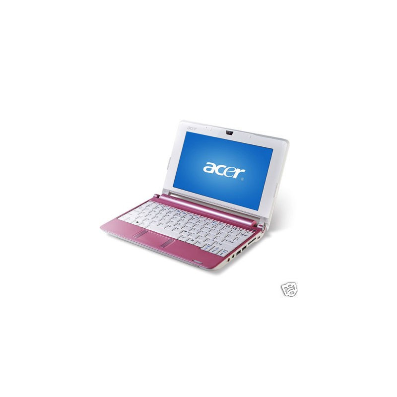Pink Acer Aspire one netbook, 1Gb RAM, 1.6ghz Atom processor, 160Gb ...