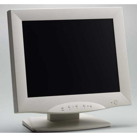 15 inch refurbished TFT flat screen monitor white