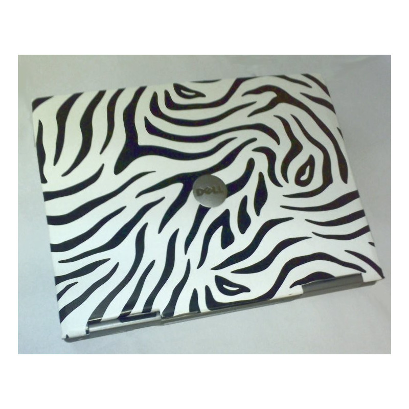 Zebra print design laptop skin, protective laptop sticker animal design ...