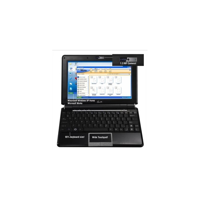 ASUS EEE 10 inch netbook, 1.6ghz Atom CPU, 160gb hard drive windows XP